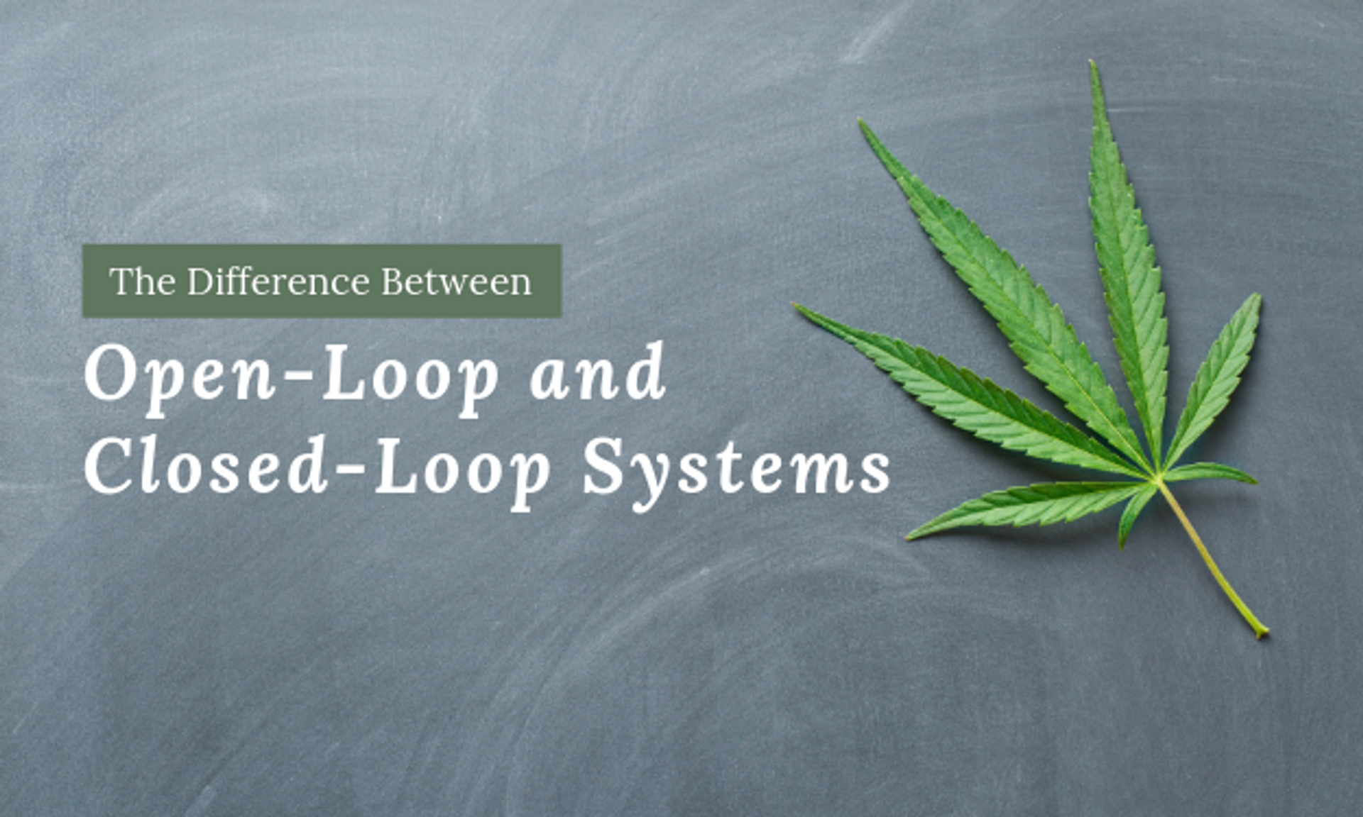 Open Loop vs Closed Loop Control Systems - USA Lab Open Loop vs Closed Loop Control Systems - USA Lab