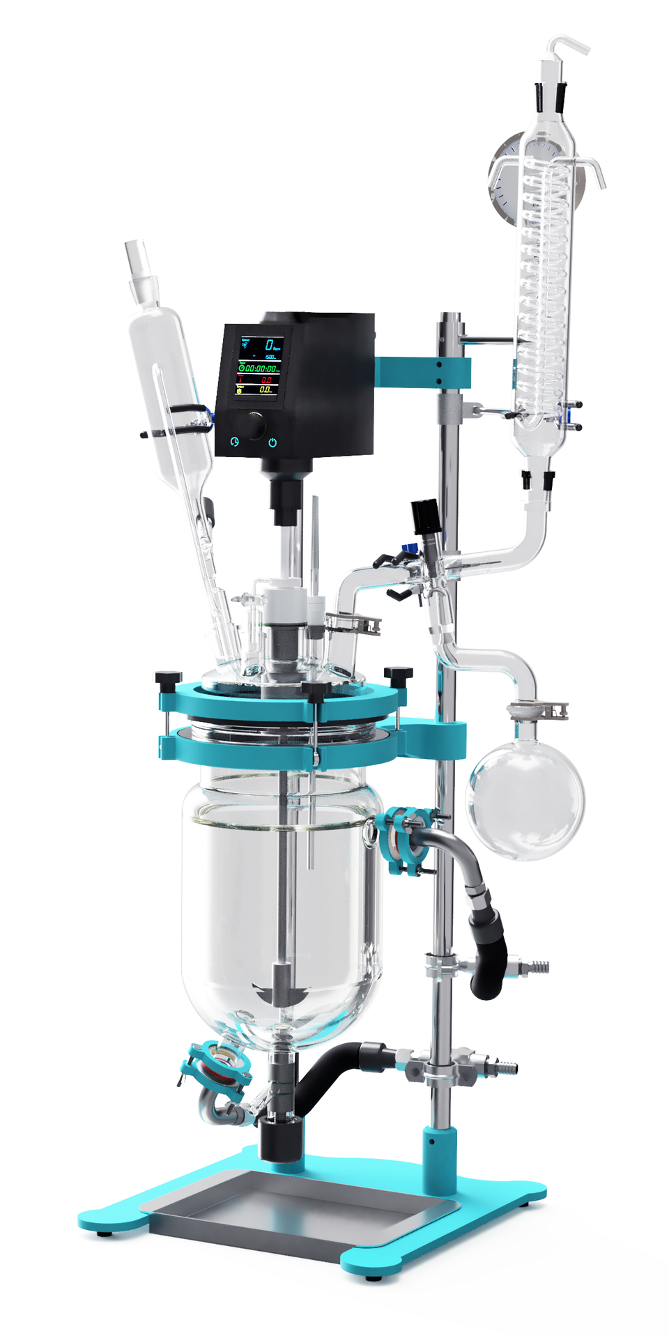 5L Benchtop Single Jacketed Glass Reactor | USA Lab