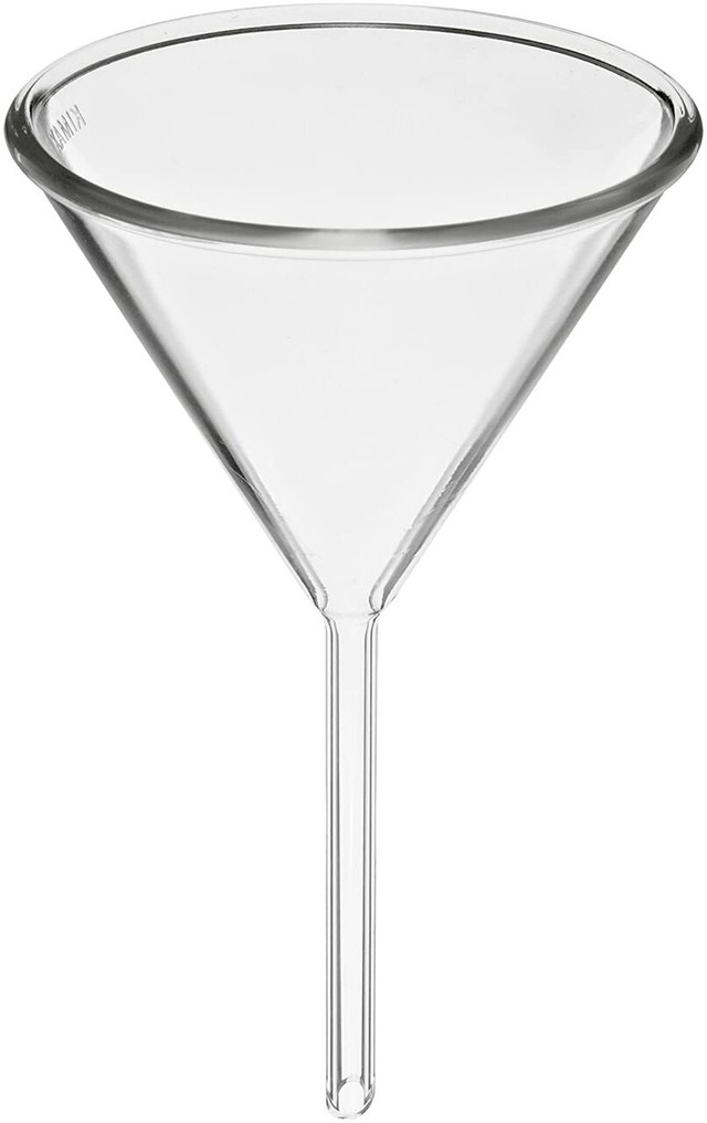 150mm Glass Lab Funnel | Small Glass Funnel | USA Lab