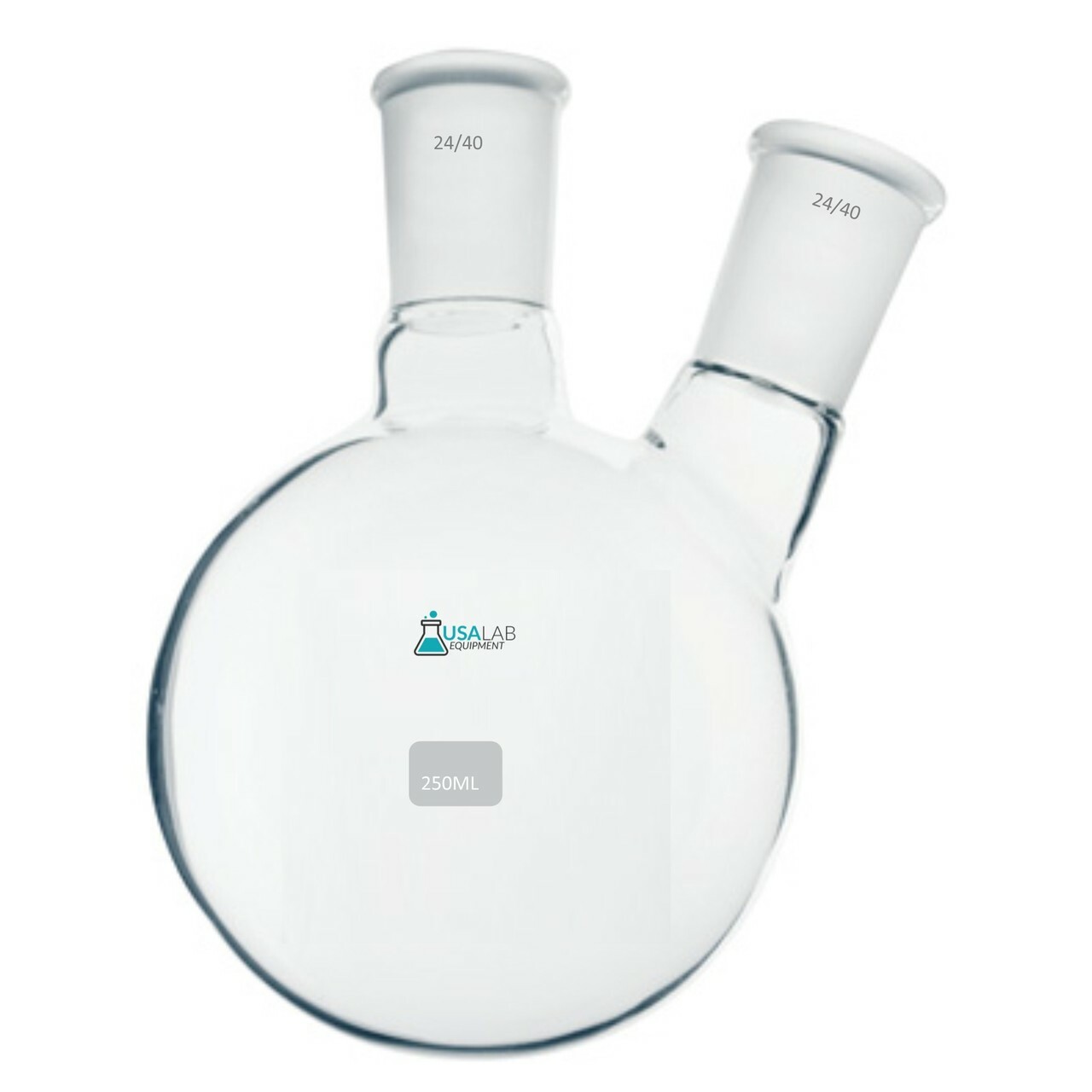 250 mL 2 Neck Round Bottom Receiving Flask | USA Lab
