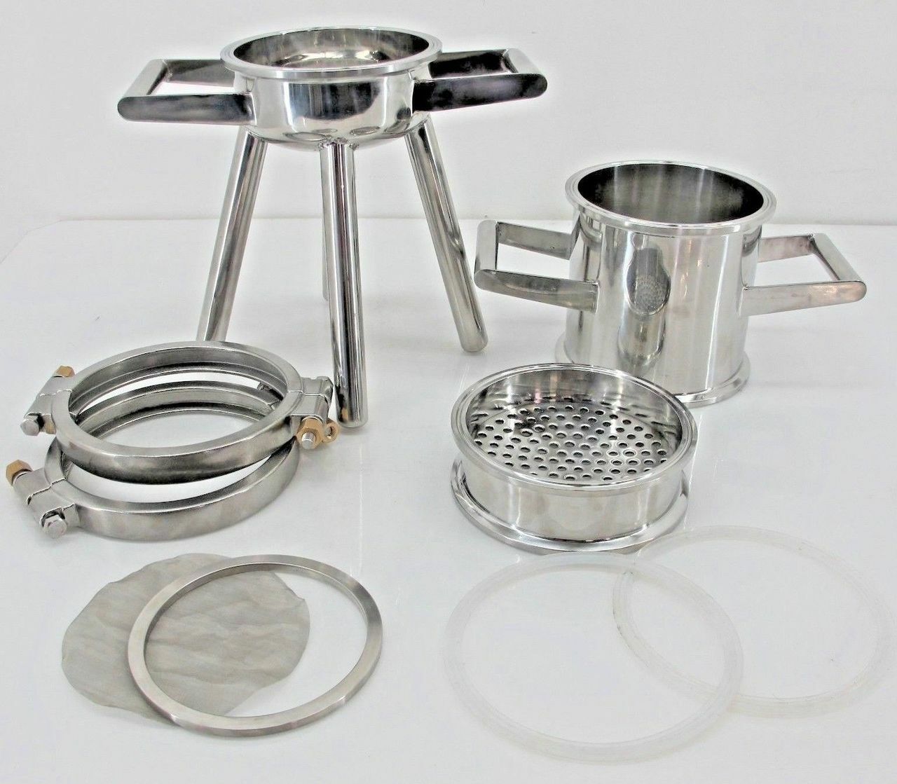 6 Inch Stainless Steel Buchner Funnel Filter | USA Lab