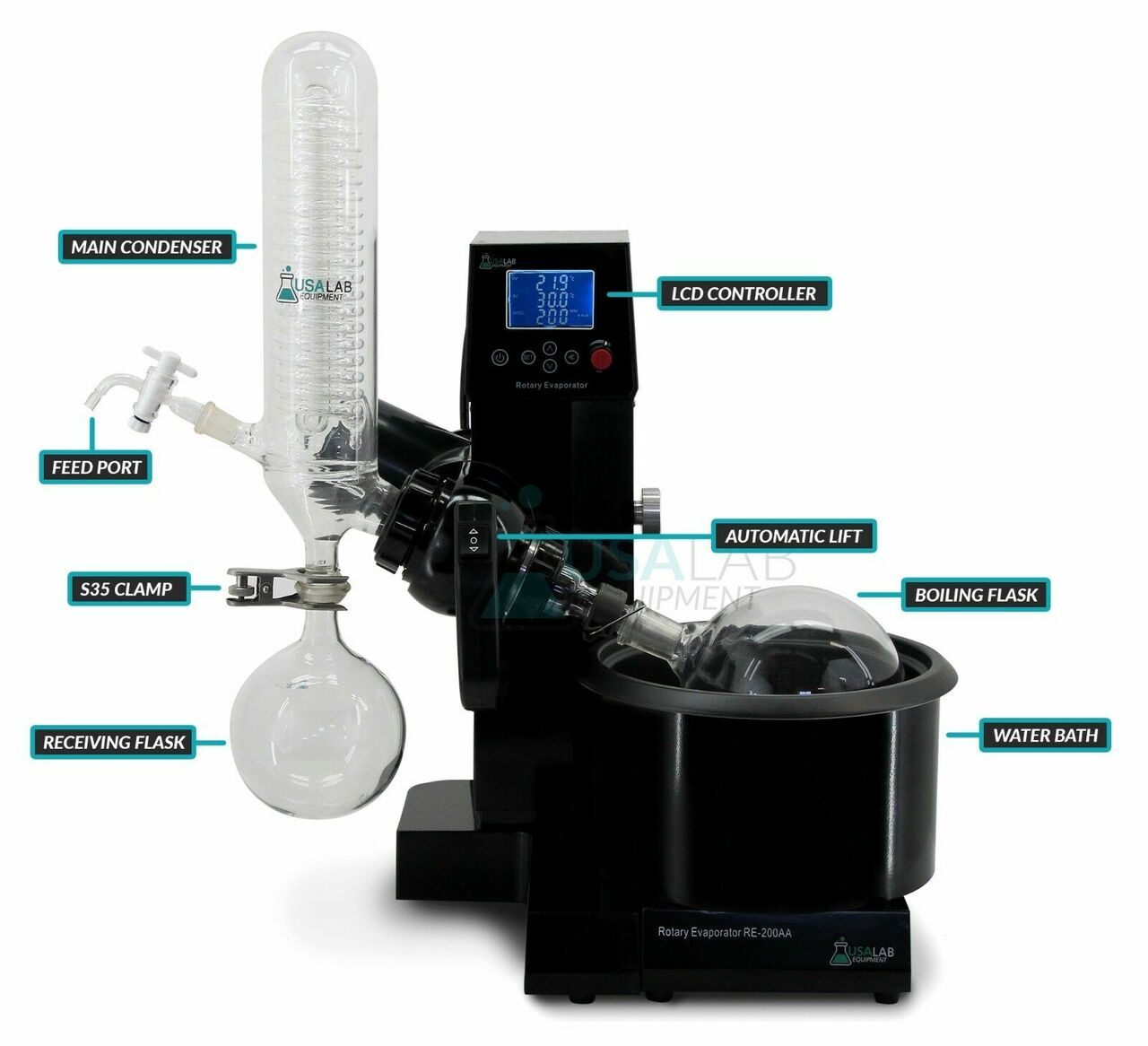 2L Rotary Evaporator | Small Rotovap | USA Lab