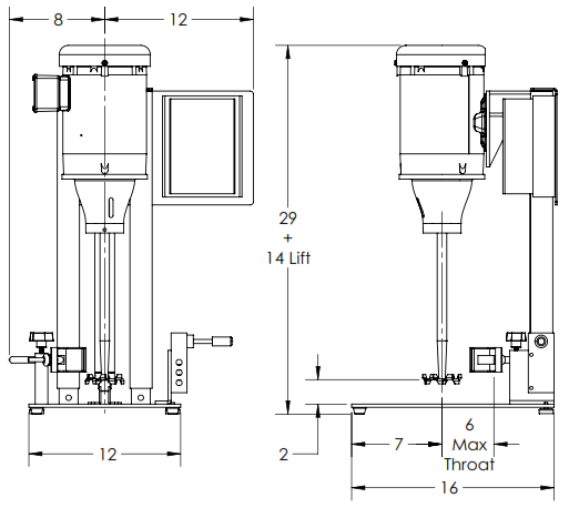 Mixer Direct DP1 Benchtop Lab Disperser Mixer | USA Lab