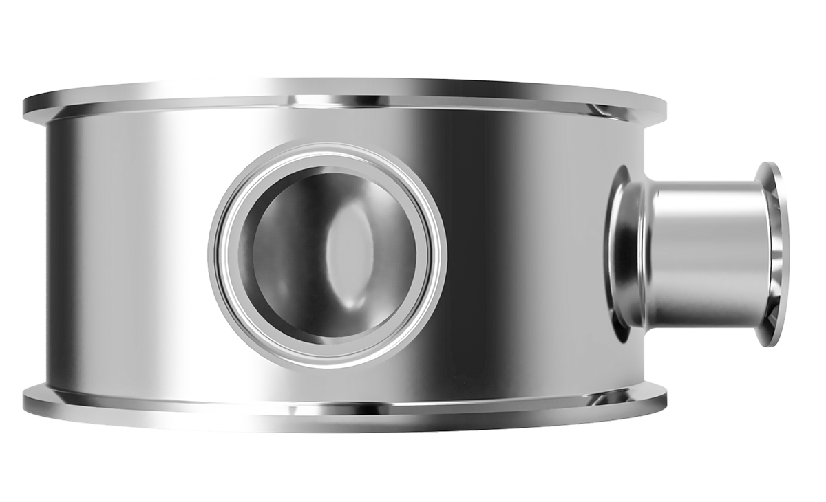 4 Inch Height Reusable Spool | 2 x 2" TC Ports | USA Lab