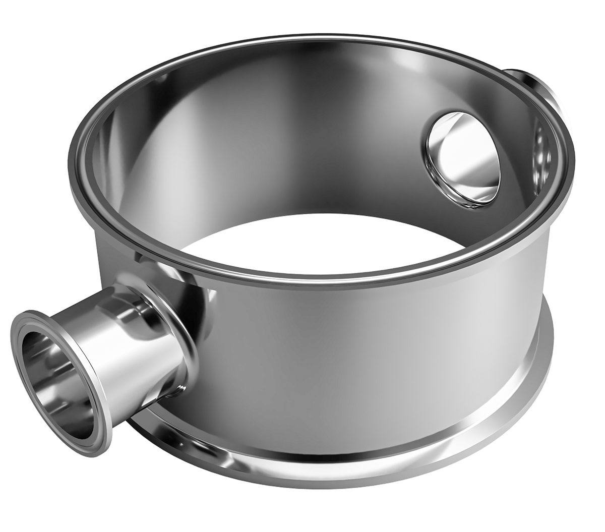 4 Inch Height Reusable Spool | 2 x 2" TC Ports | USA Lab