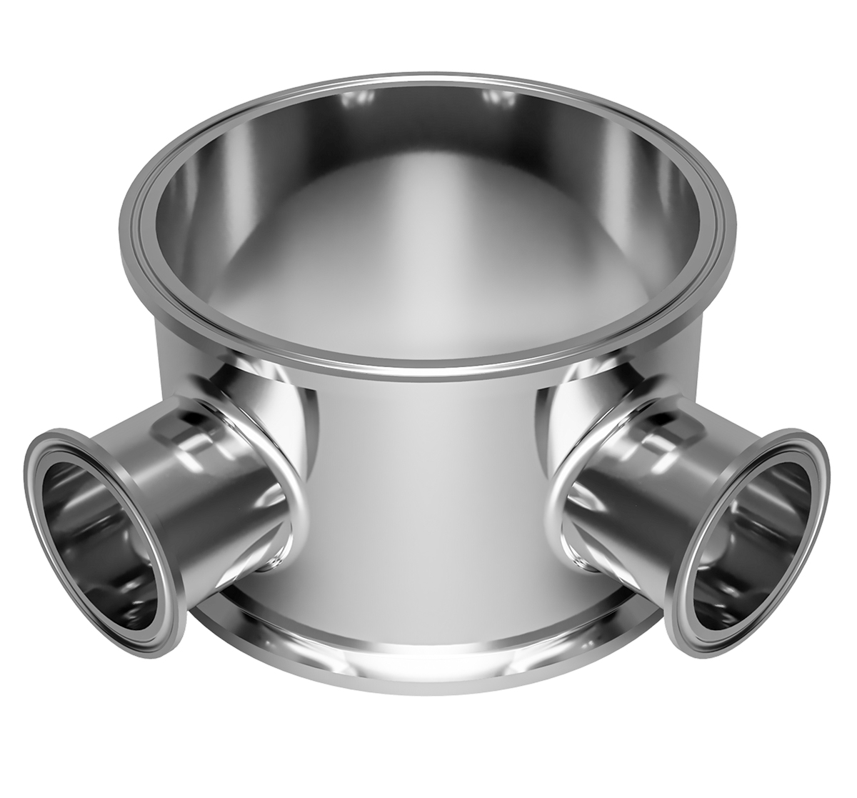 4 Inch Height Reusable Spool | 2 x 2" TC Ports | USA Lab