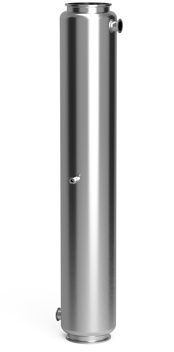 Dual Jacketed ASME Material Column | 6 Inch Tri Clamp | USA Lab