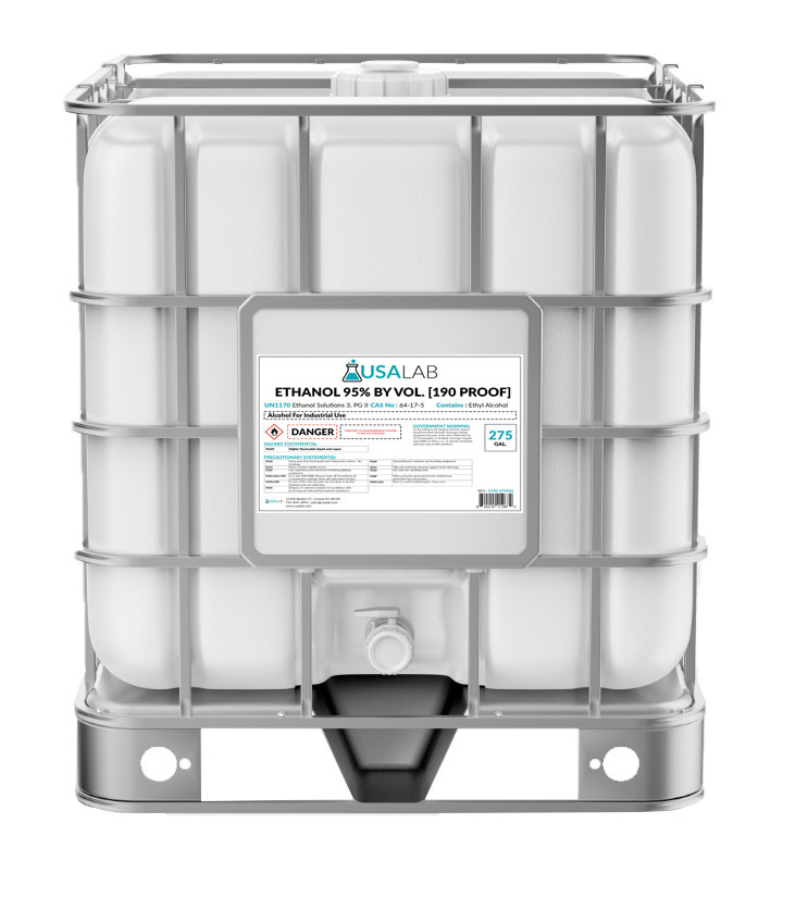 USA Lab 190 Proof Ethanol USP 95% - 1Gal, 5Gal, 55Gal, 270Gal - Excise ...