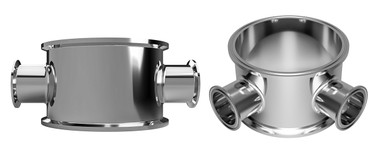 4 Inch Height Reusable Spool | 2 x 2" TC Ports | USA Lab