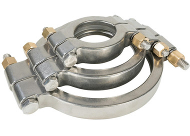 Stainless Steel Premium Heavy Duty High Pressure Tri Clamp | USA Lab