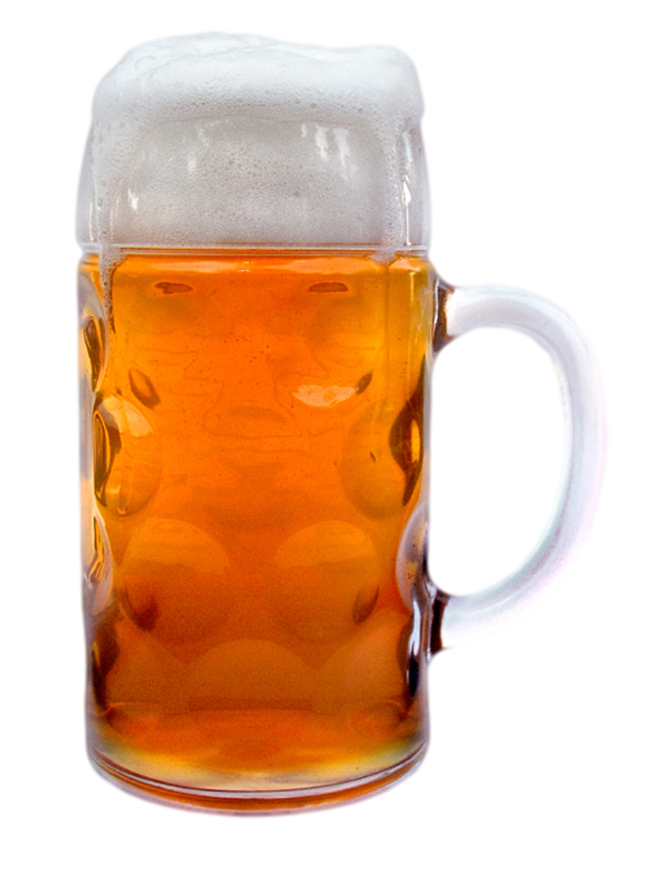 Custom Engraved Dimpled Oktoberfest Glass Beer Mug 1 Liter