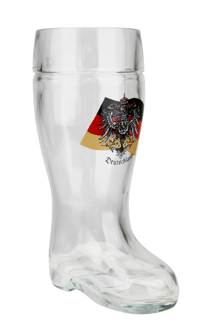 05 Liter Glass Beer Boots Authentic Das Boot With Custom Engraving