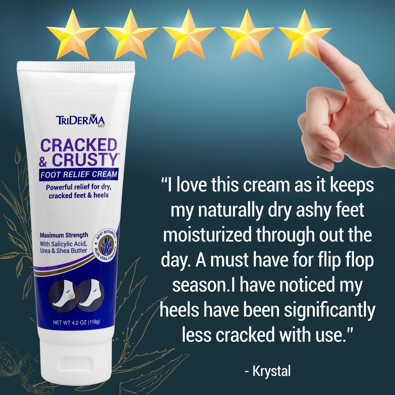 Cracked & Crusty Healthy Foot Cream (Multiple Sizes)