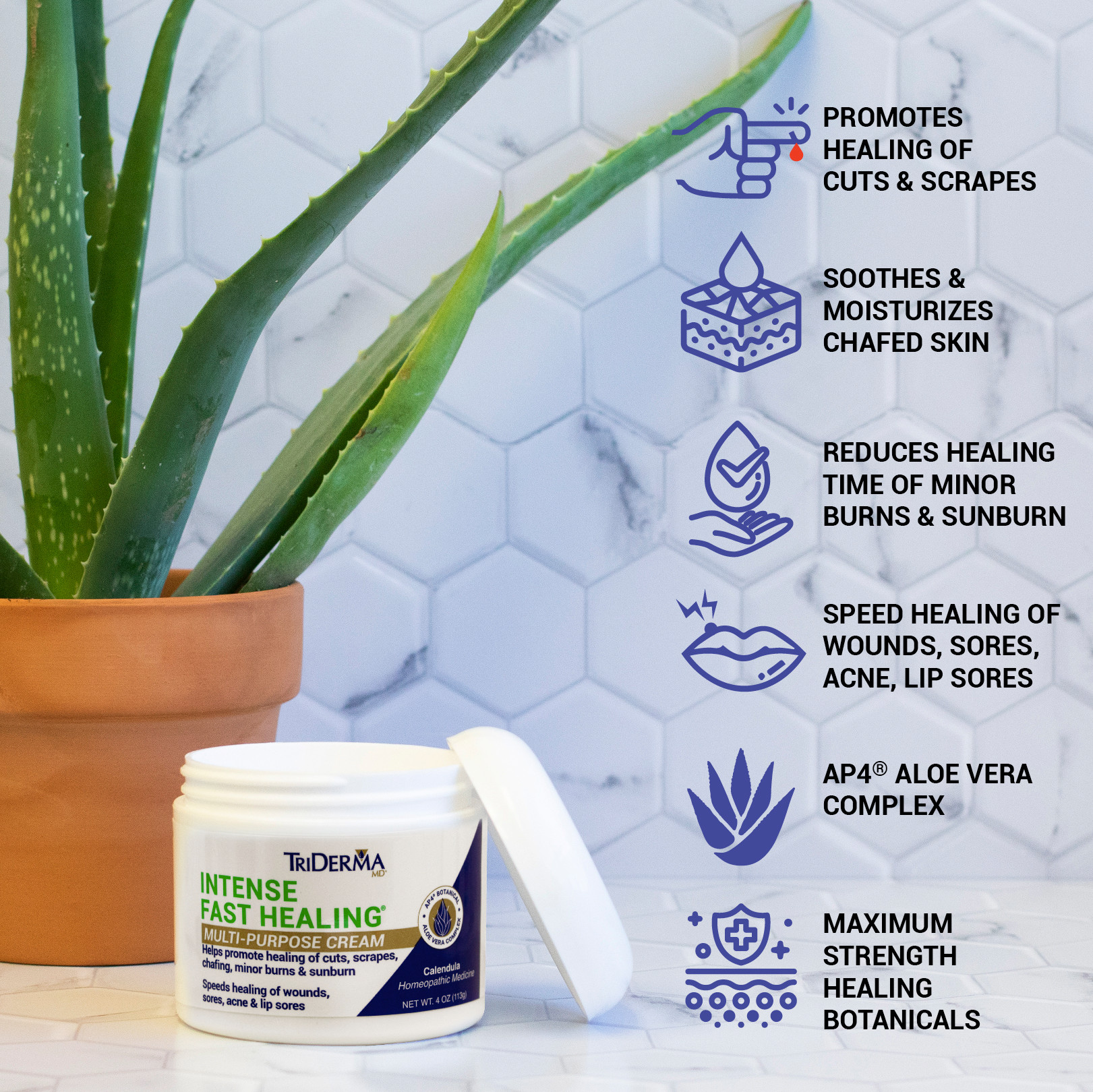 Intense Fast Healing Cream (Multiple Sizes)