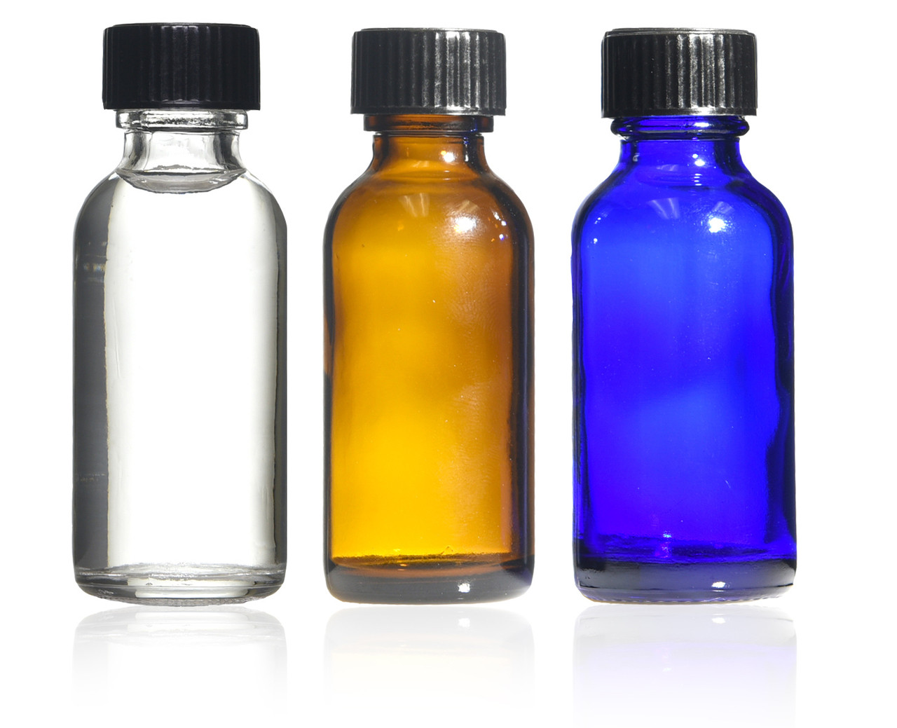 1 Oz 30ml Boston Round Glass Bottle W Cone Caps True Essence 1 Oz 30ml Boston Round Glass Bottle W Cone Caps True Essence