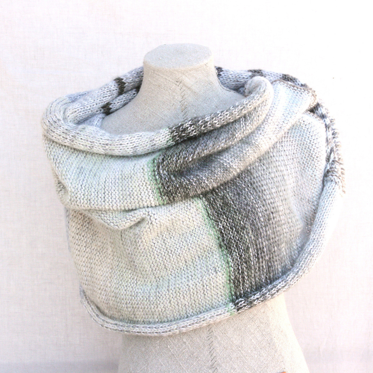 SOLD - Snow Shawl Wrap - Wrapture by Inese