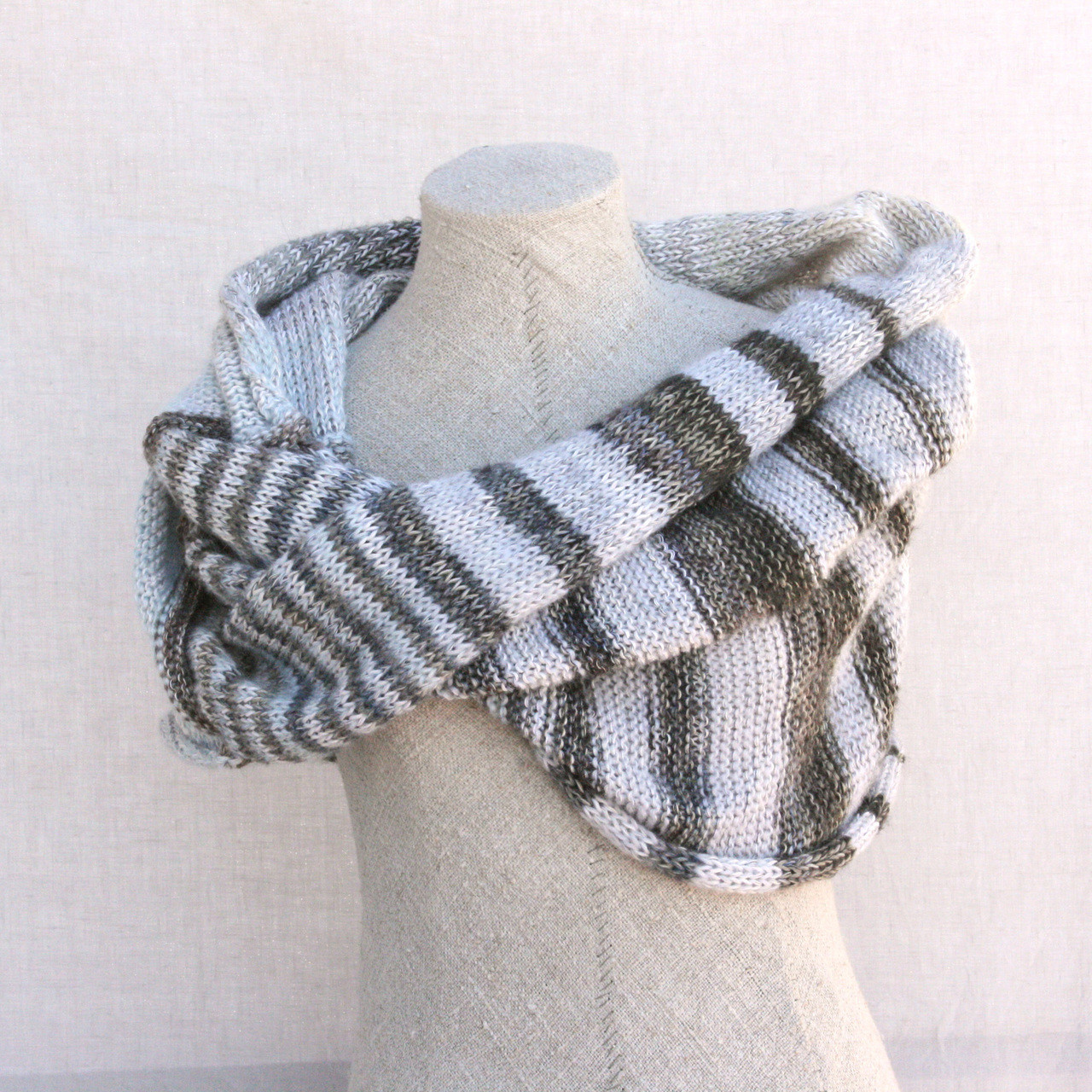 SOLD - Snow Shawl Wrap - Wrapture by Inese
