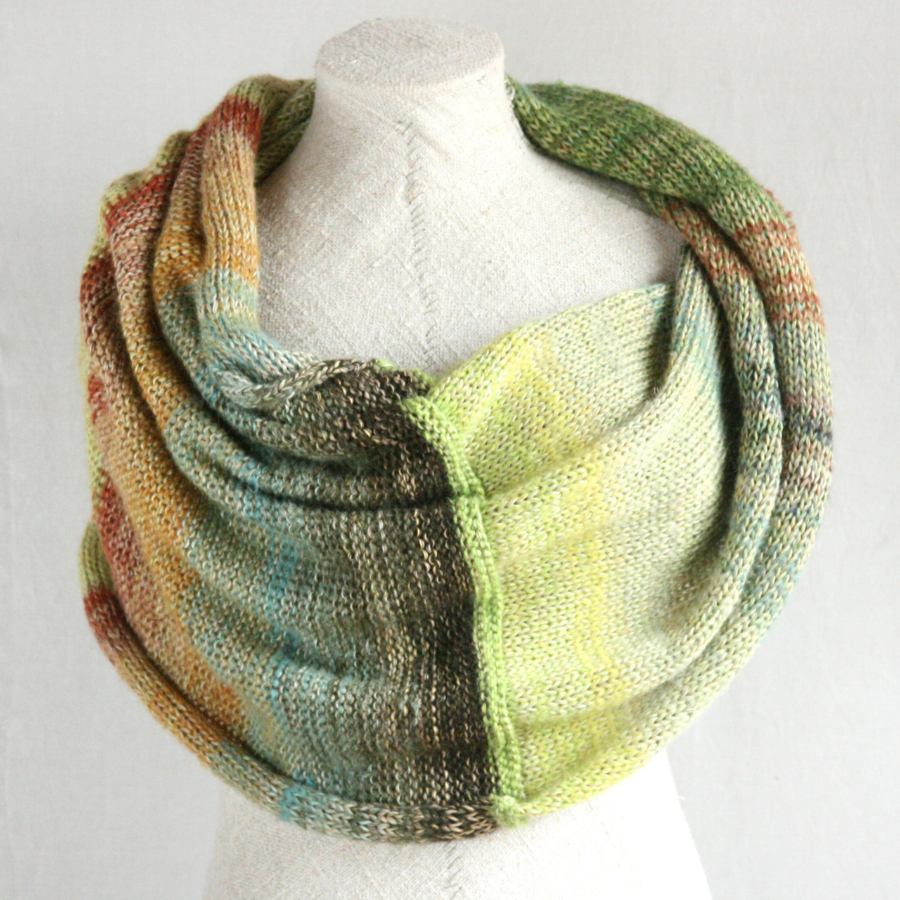 willow greens shawl wrap shoulder blanket | Wrapture by Inese