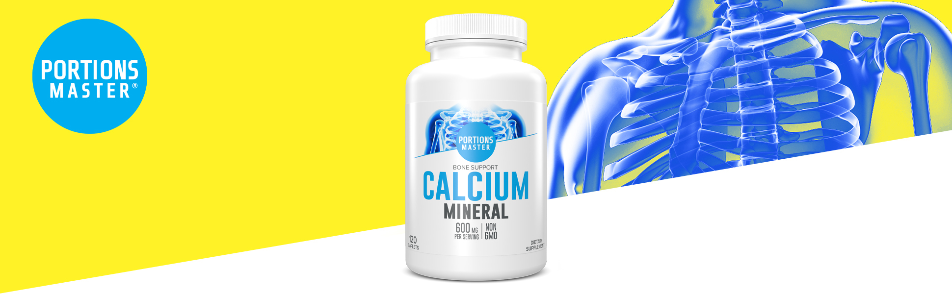 Portions Master Calcium Mineral Bone Support