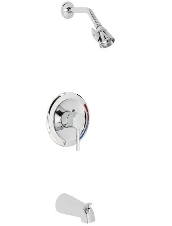 Chicago Faucets SH-PB1-07-100 Pressure Balancing Tub Shower