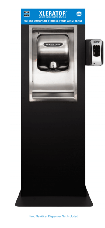 Excel Dryer XL-SB-M-110V Mobile XLERATOR Hygiene Station
