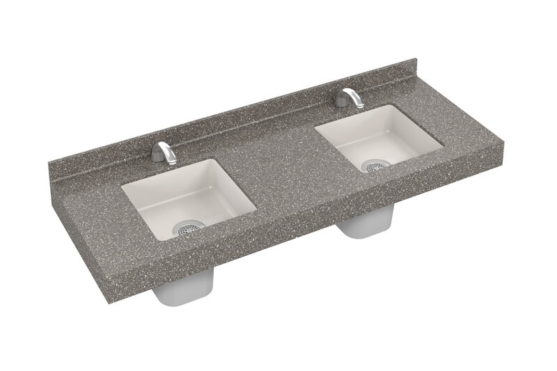 Bradley OmniDeck LD-3010-HS-TS1 Sink | Lavatory Sink System