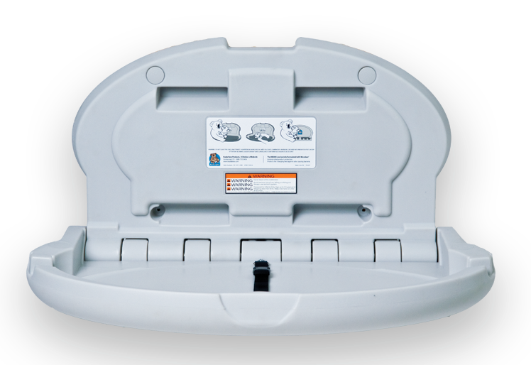 Koala Kare KB208-01 Oval Wall Mounted Baby Changing Station – Grey ...