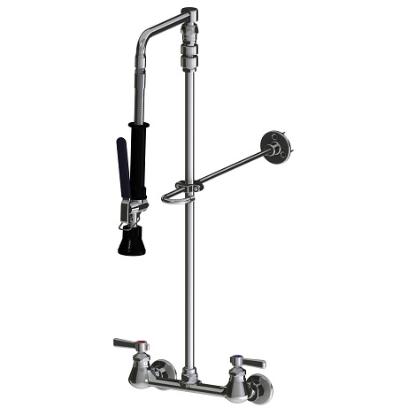 Chicago Faucets 610-GCLVBABCP Pre-Rinse Fitting Swing Spout