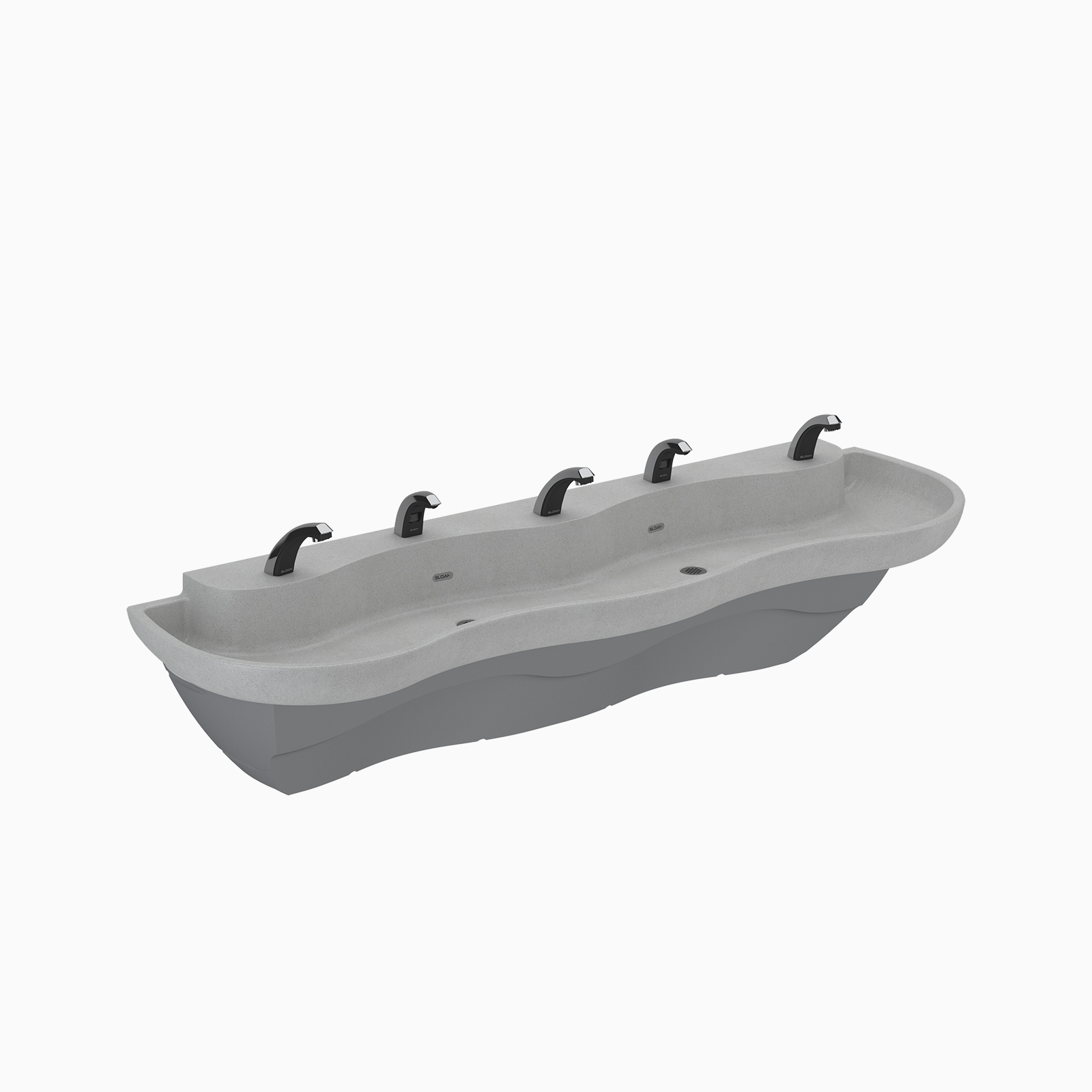 Sloan ELS-63000 SloanStone Triple Station Lavatory Sink System