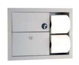Gamco TSC-7 Sanitary Napkin Disposal and Toilet Tissue Dispenser