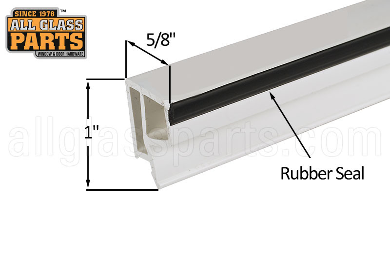 Vinyl Window Stop 5/8'' Width 3/4'' Height | All Glass Parts