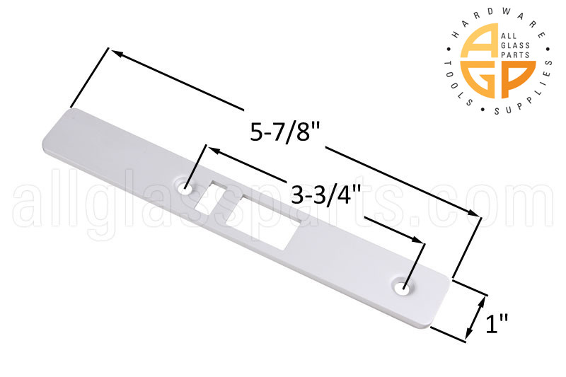 Face Plate for Commercial Door Latch Lock Bevel Right