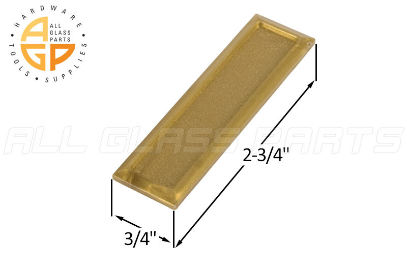Stick-On Finger Pull Gold | All Glass Parts