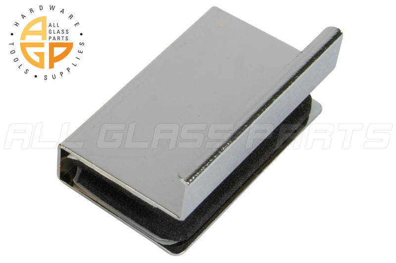 Strike Plate with Handle Chrome | All Glass Parts