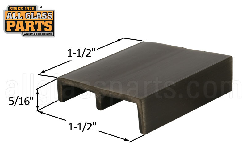 Sliding Window Riser Block Brown | All Glass Parts