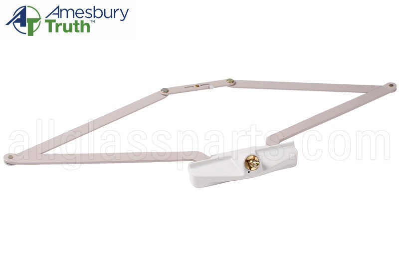 Awning Window Operator 21 1/2" Single Pull White