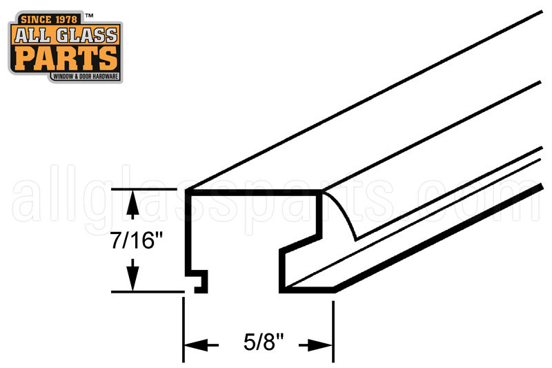 Tri-Lite Window Snap Channel White | All Glass Parts