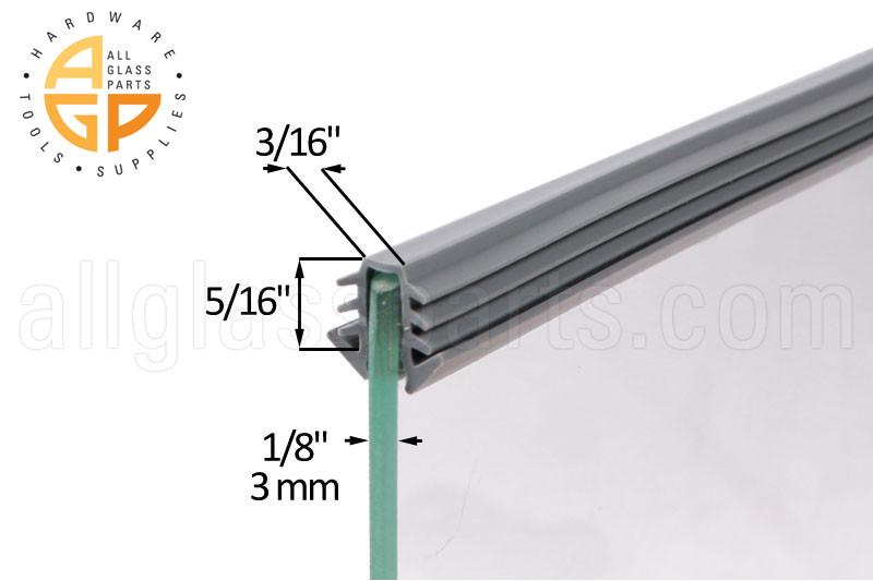 Glazing Gasket 1/8'' 3mm Width | All Glass Parts