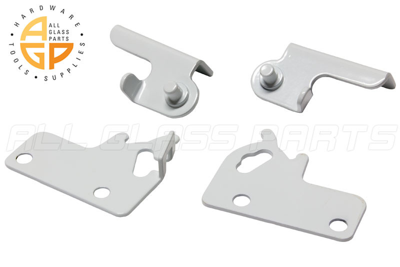 Basement Window Hinge Set Side Mount | All Glass Parts