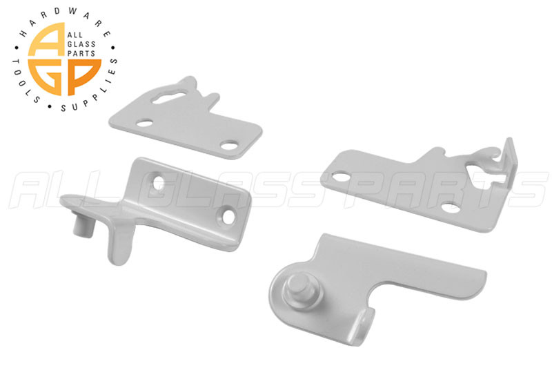 Basement Window Hinge Set Side Mount | All Glass Parts