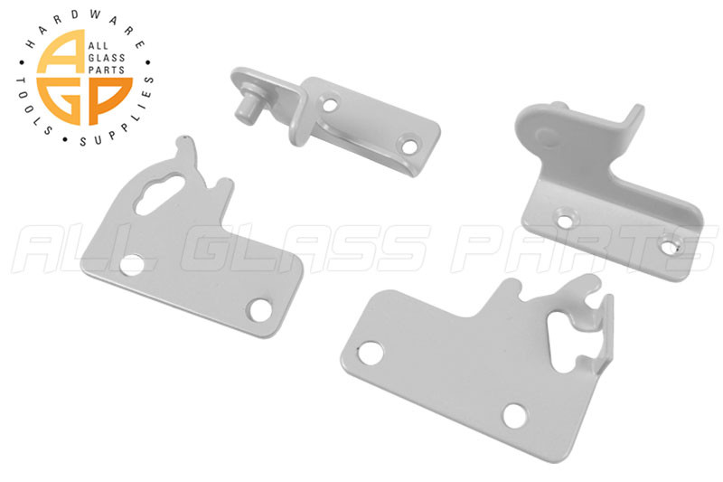 Basement Window Hinge Set Side Mount | All Glass Parts