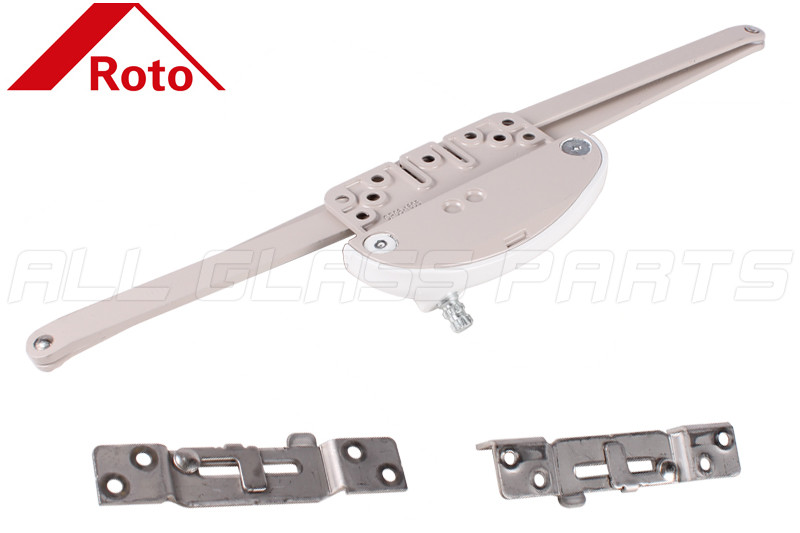 Awning Window Operator White w Tracks | All Glass Parts