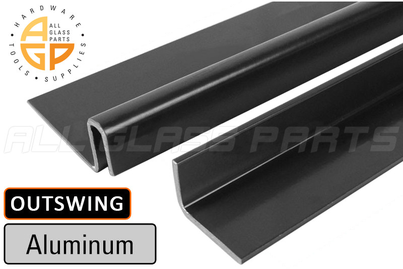 Interlocking Astragal Offset Bar 3" Black 95" Length