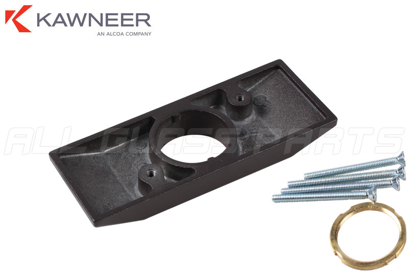 Mounting Plate Keyed Kawneer Bronze All Glass Parts