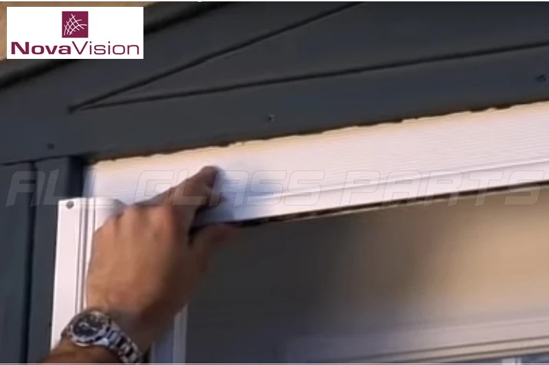 Retractable Screen Door Track for 3-356W and 3-356BL