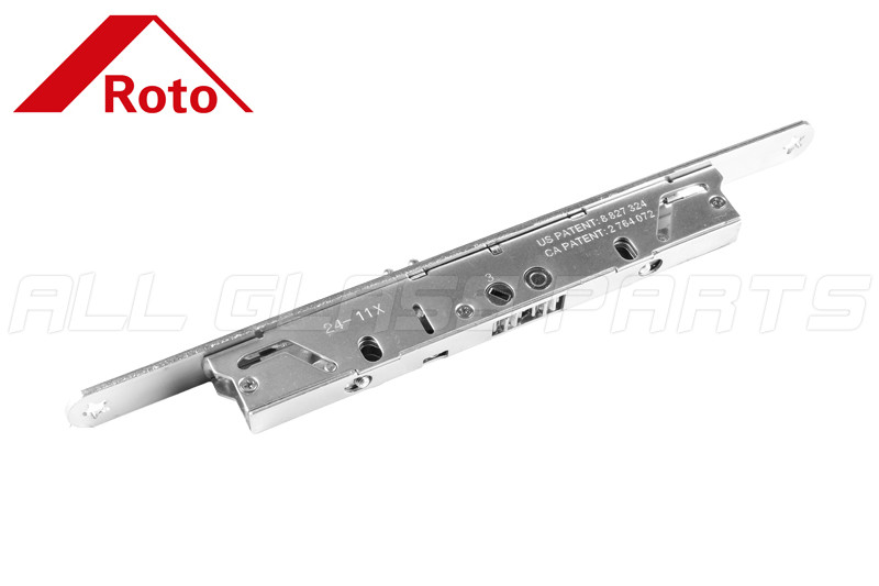 Two-Point Mortise Lock 11-3/4" w/ 3 holes | All Glass Parts