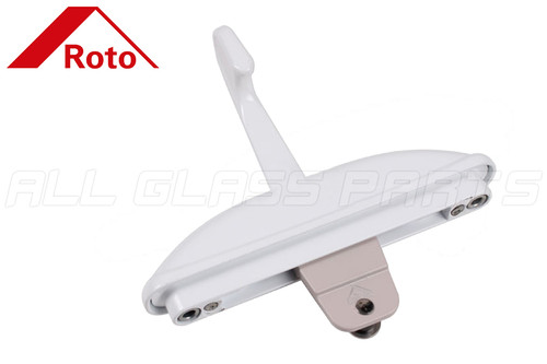Roto Multi-Point Pro Lock Handle White | All Glass Parts