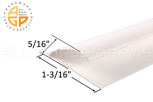 Polyflex Back-Up Weatherstrip White 1-3/16"