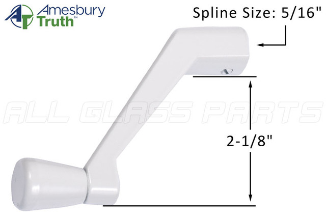 Window Crank Handle Truth Hardware 10579 White
