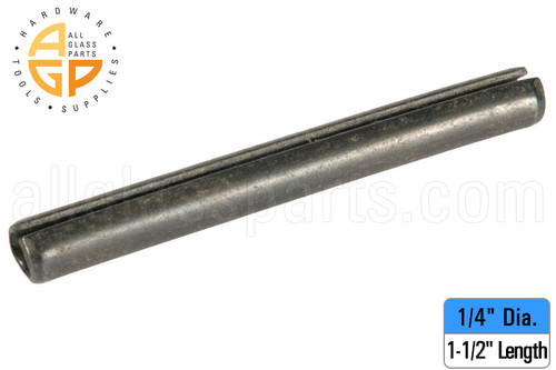 Slotted Spring Tension Pins 1/4" Diameter 1-1/2'' Size